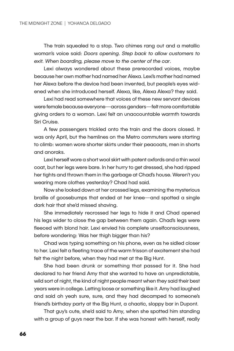 “The Midnight Zone” By Yohanca Delgado – GRACE AND GRAVITY